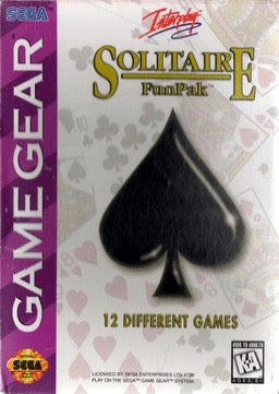 Solitaire FunPak for Sega Game Gear | TVGC