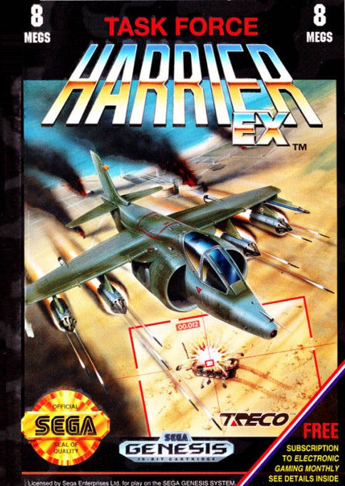 Task Force Harrier for Sega Genesis | TVGC