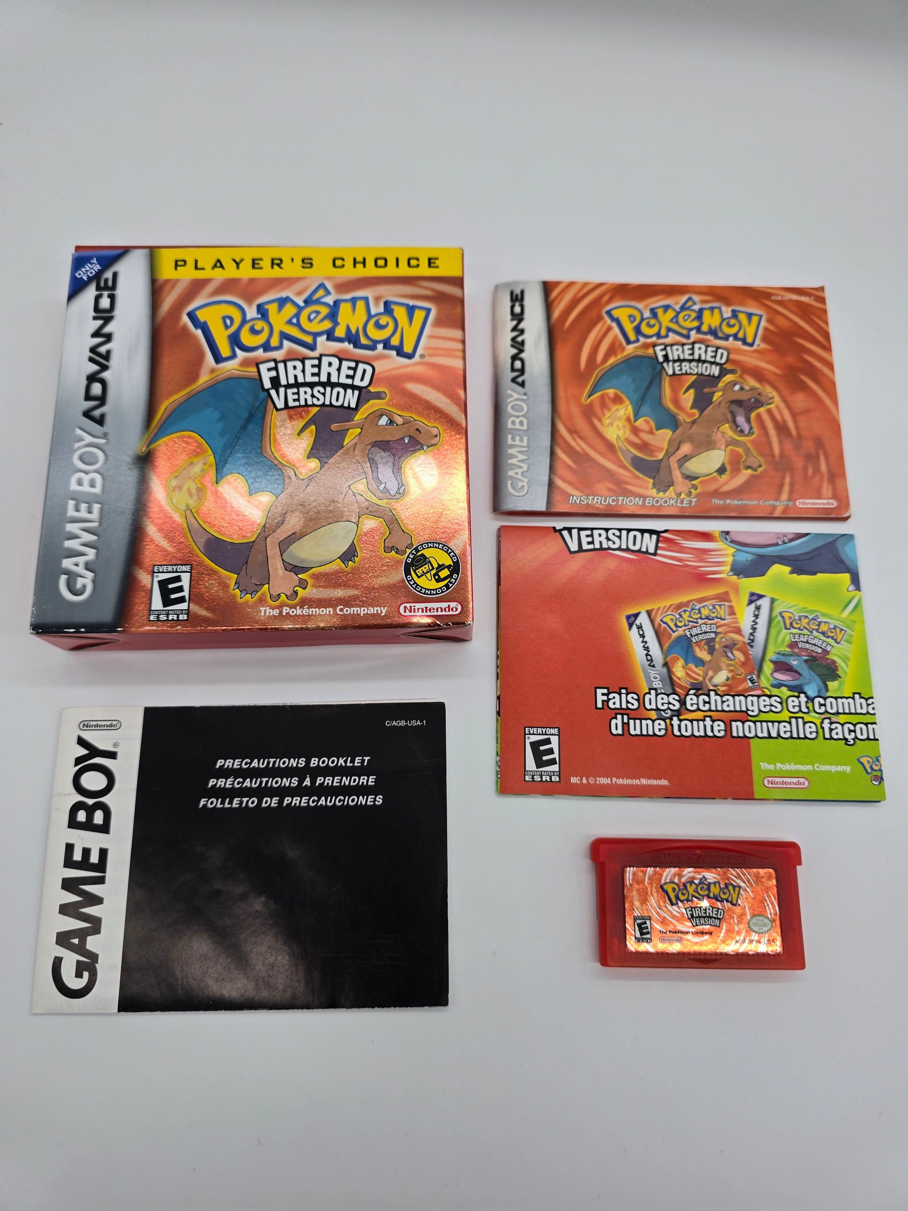 Pokemon Fire Red for Nintendo Game Boy Advance | TVGC