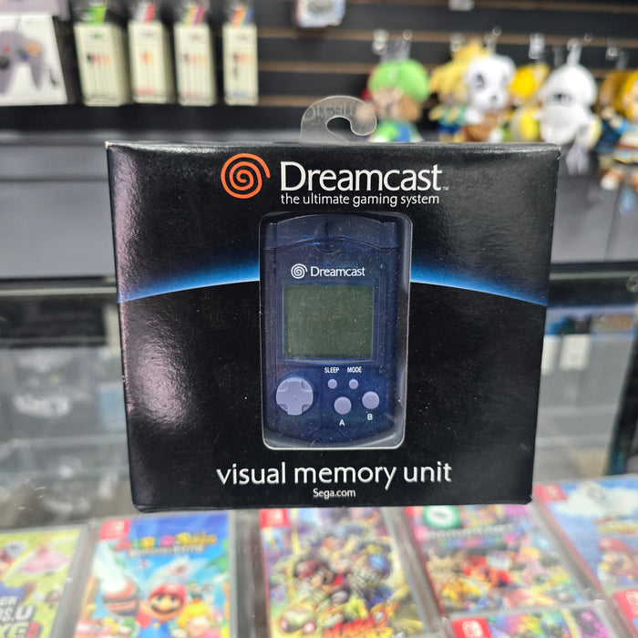 Sega Dreamcast Blue Visual Memory Unit VMU Memory Card