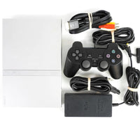 Sony PlayStation 2 PS2 Slim Silver Console Bundle
