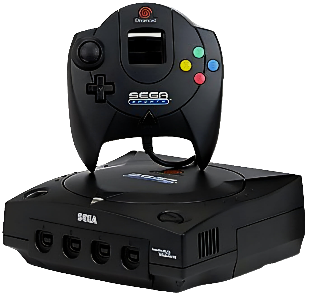 Sega Dreamcast - Black Sega Sports Edition Console Bundle (HKT-3020)