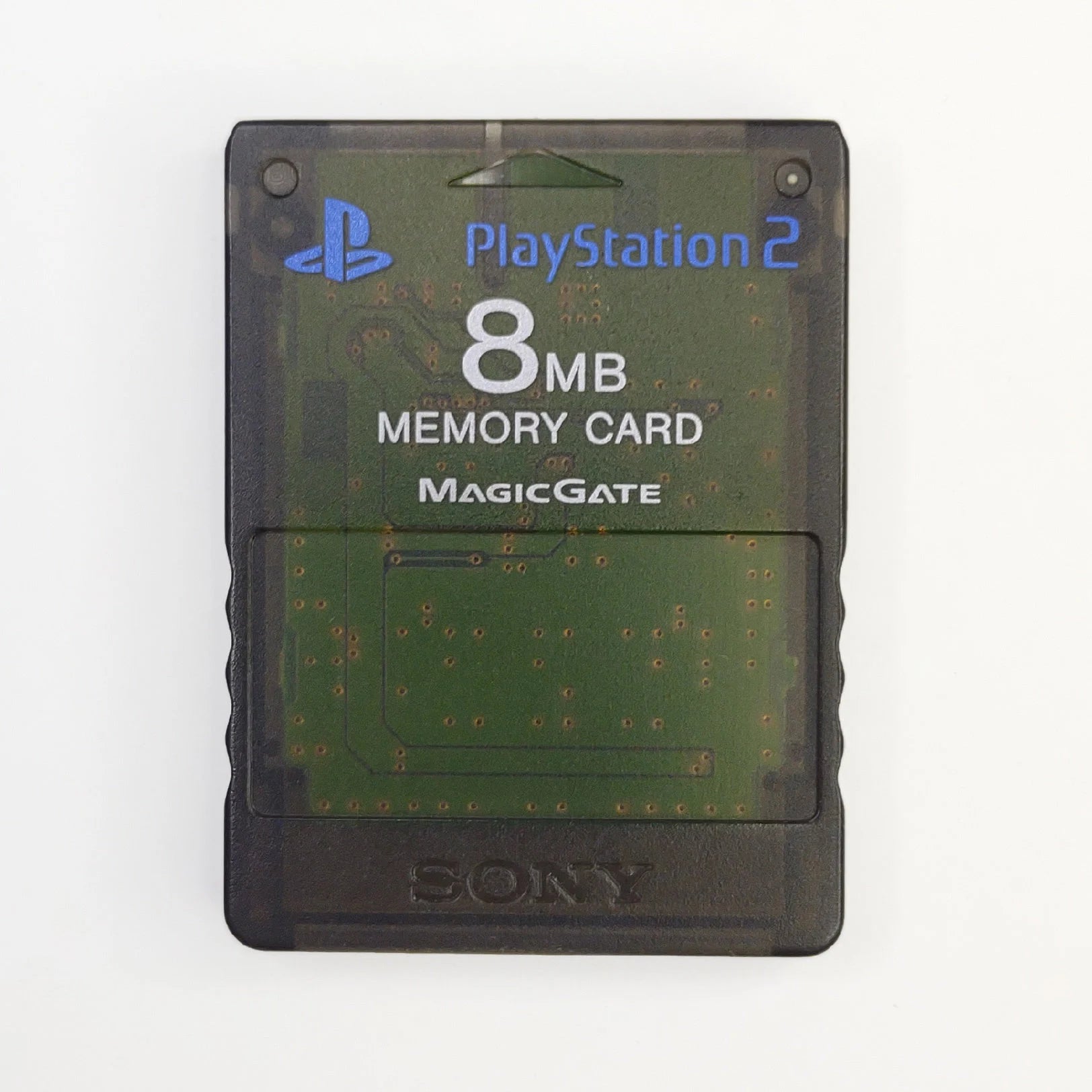 Sony PlayStation 2 PS2 Memory Card Clear Smoke Grey 8MB (SCPH-10020)