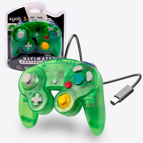 Ultimate Gamecube Jungle Green Wired Controller