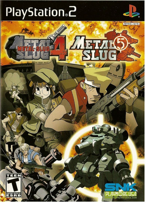 Metal Slug 4 & 5 for Sony PlayStation 2 (PS2) | TVGC