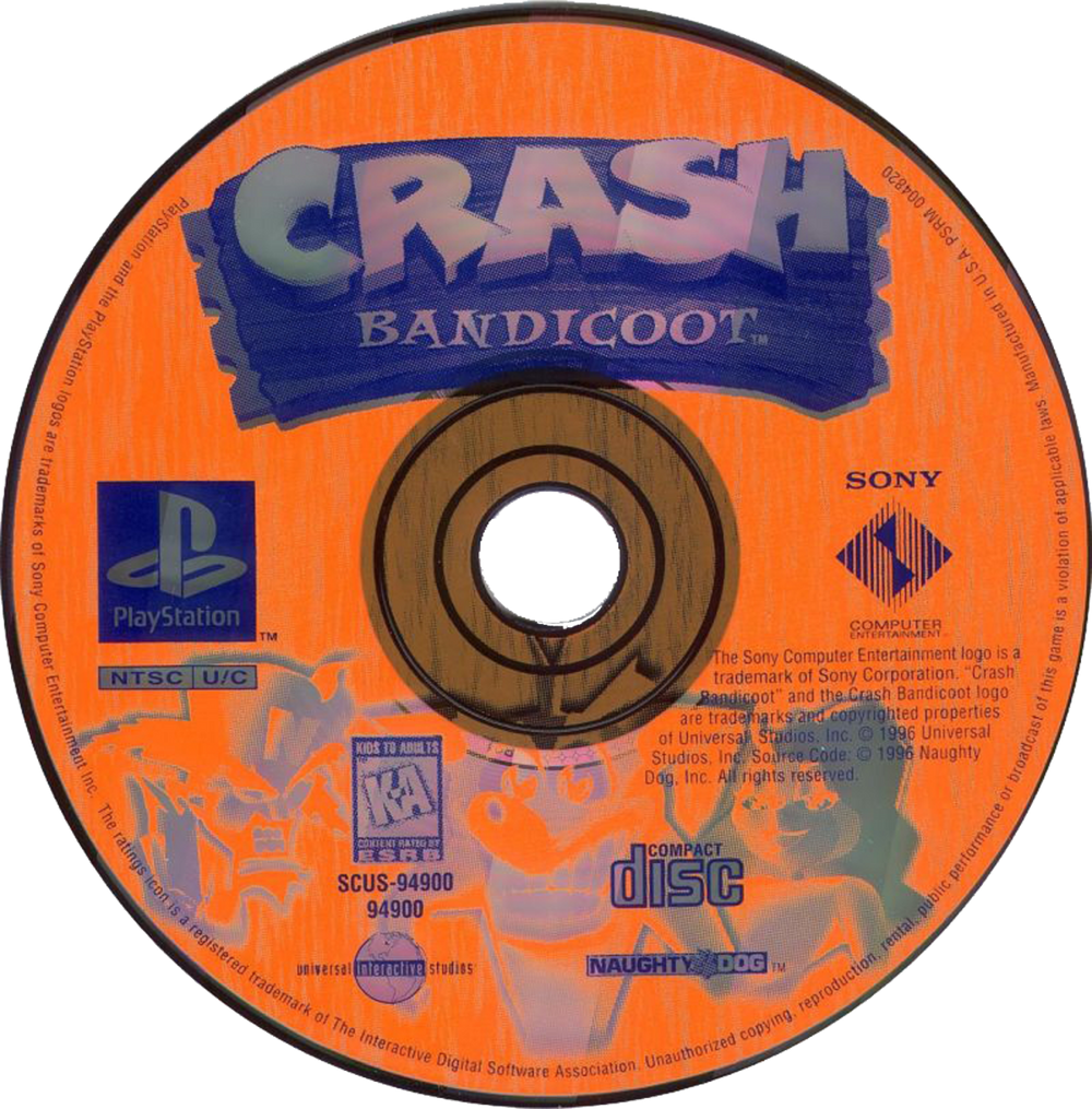 Crash Bandicoot for Sony PlayStation 1 (PS1) | TVGC