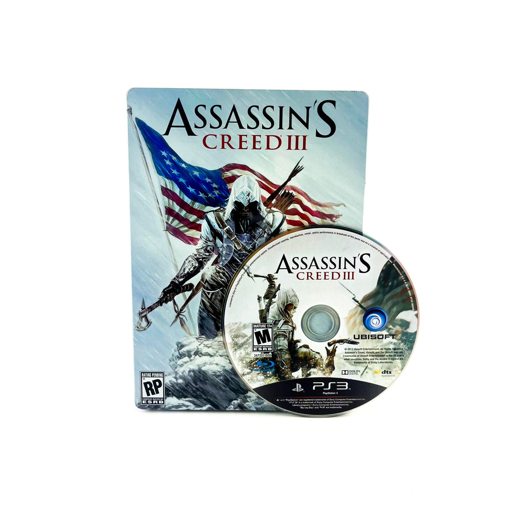 Assassin's Creed III Steelbook Edition for Sony PlayStation 3 (PS3) | TVGC