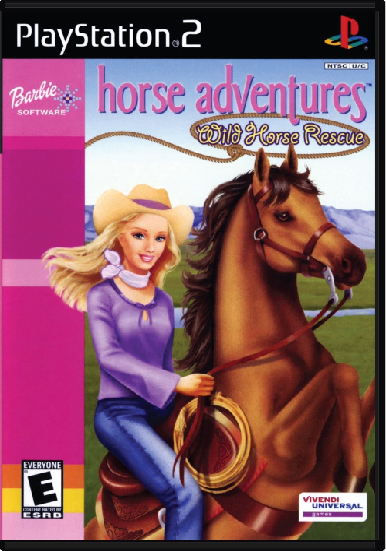 Barbie Horse Adventures Wild Horse Rescue for Sony PlayStation 2 (PS2 ...