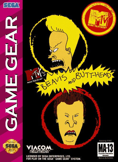 Beavis and Butthead for Sega Game Gear | TVGC