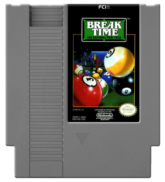 Break Time The National Pool Tour for Nintendo NES | TVGC