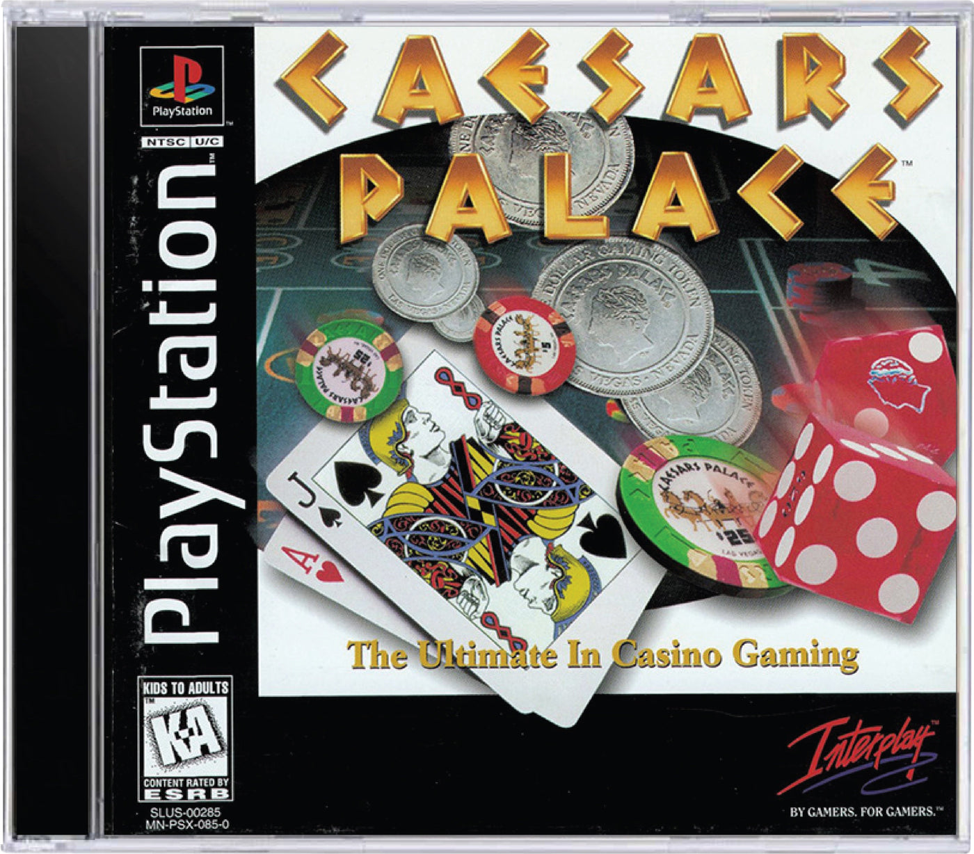Caesar's Palace for Sony PlayStation 1 (PS1) | TVGC