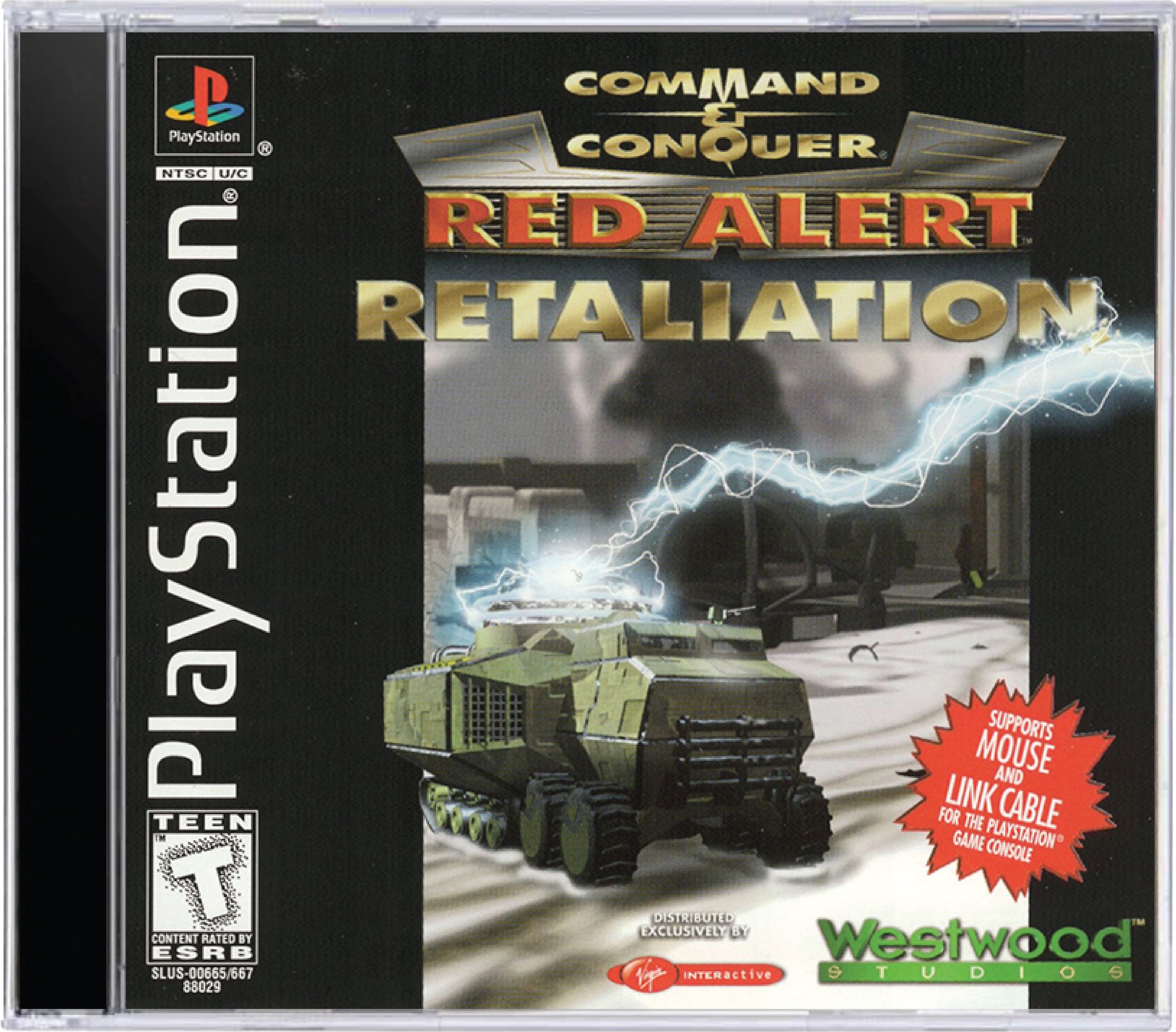 Command and Conquer Red Alert Retaliation for Sony PlayStation 1 (PS1 ...