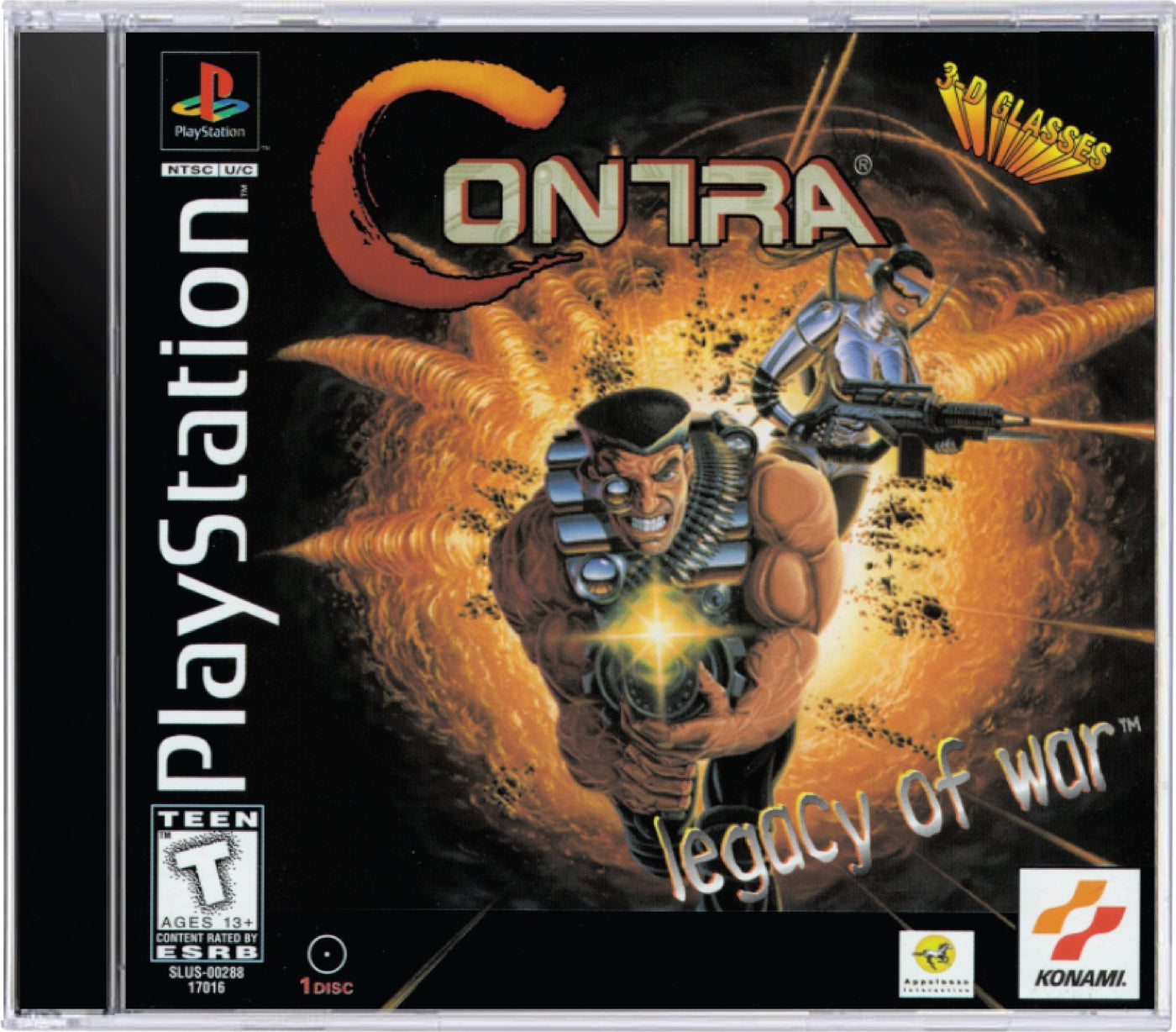 Contra Legacy of War for Sony PlayStation 1 (PS1) | TVGC