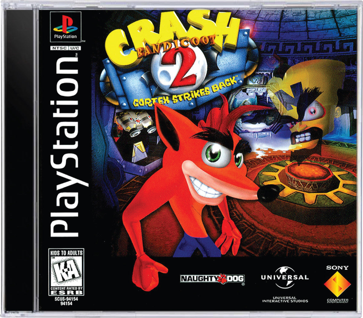 Crash Bandicoot 2 Cortex Strikes Back for Sony PlayStation 1 (PS1) | TVGC