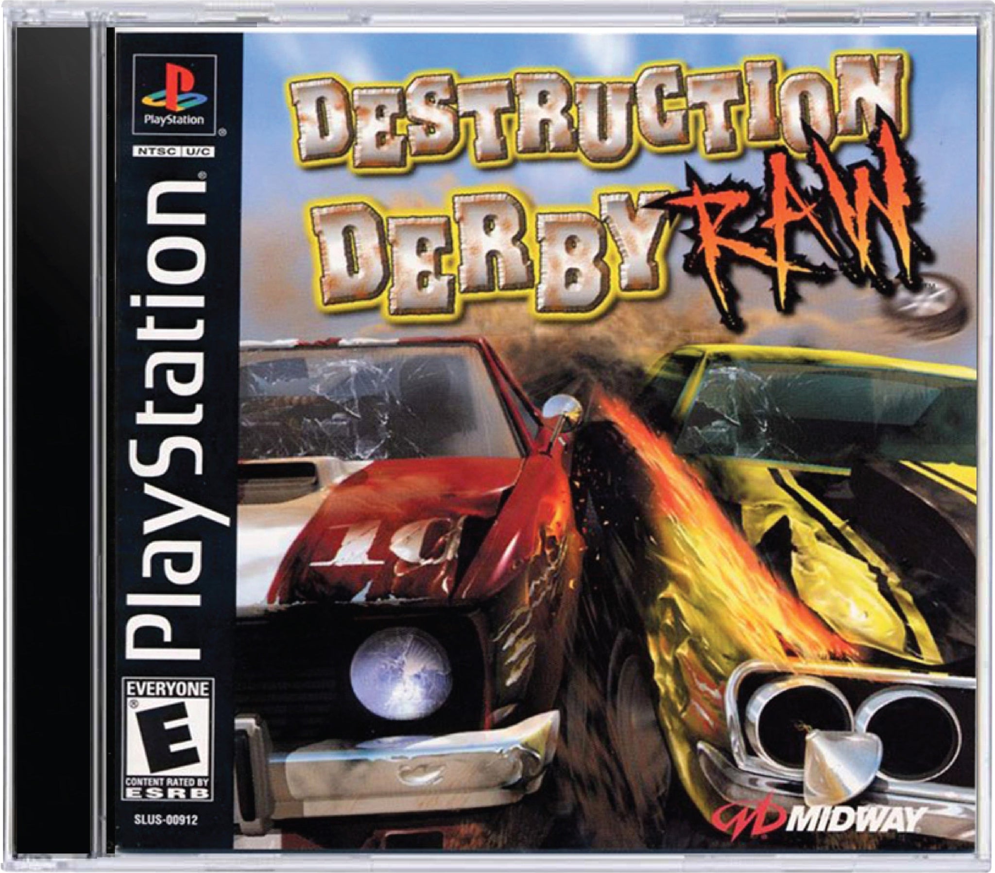 Destruction Derby Raw for Sony PlayStation 1 (PS1) | TVGC