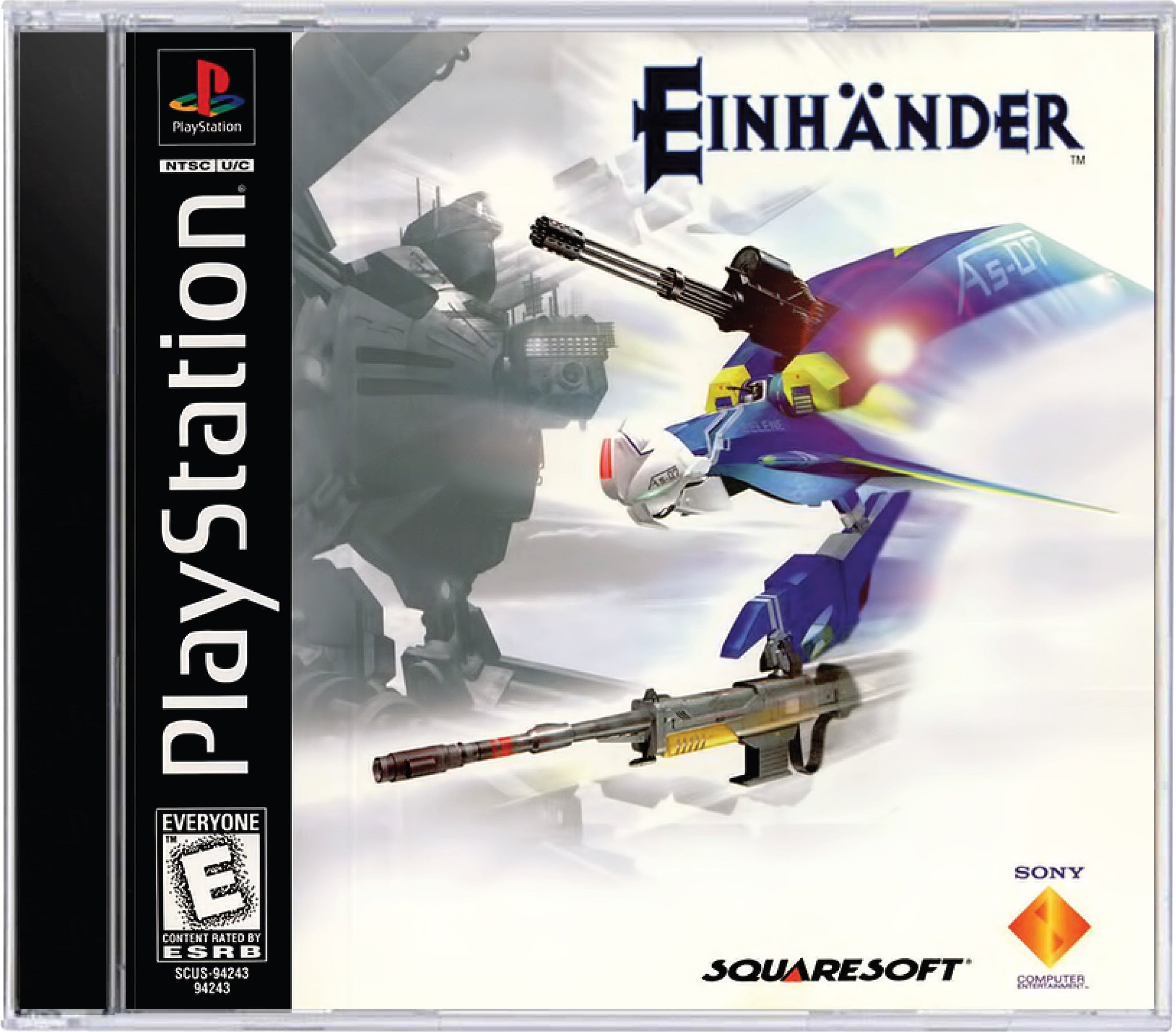 Einhander for Sony PlayStation 1 (PS1) | TVGC