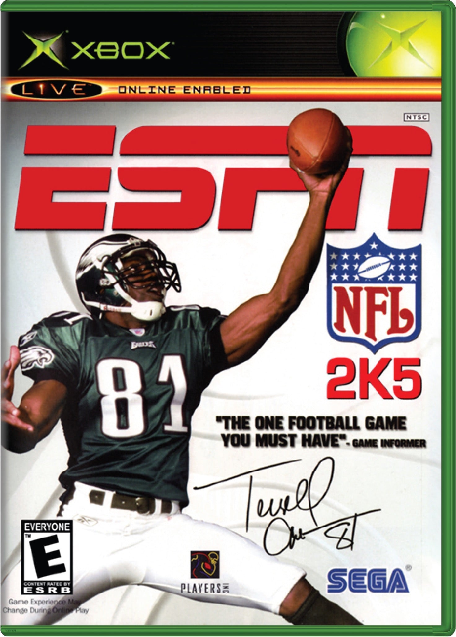 ESPN NFL 2K5 for Microsoft Xbox | TVGC