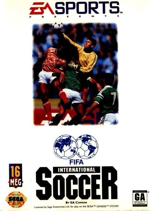 FIFA International Soccer for Sega Genesis | TVGC