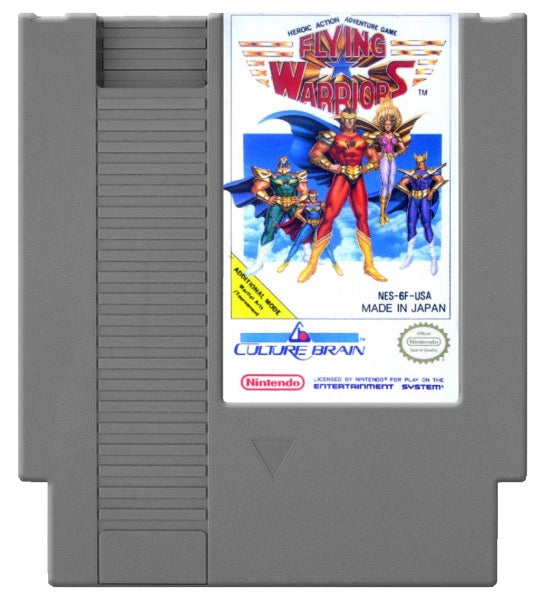 Flying Warriors for Nintendo NES | TVGC