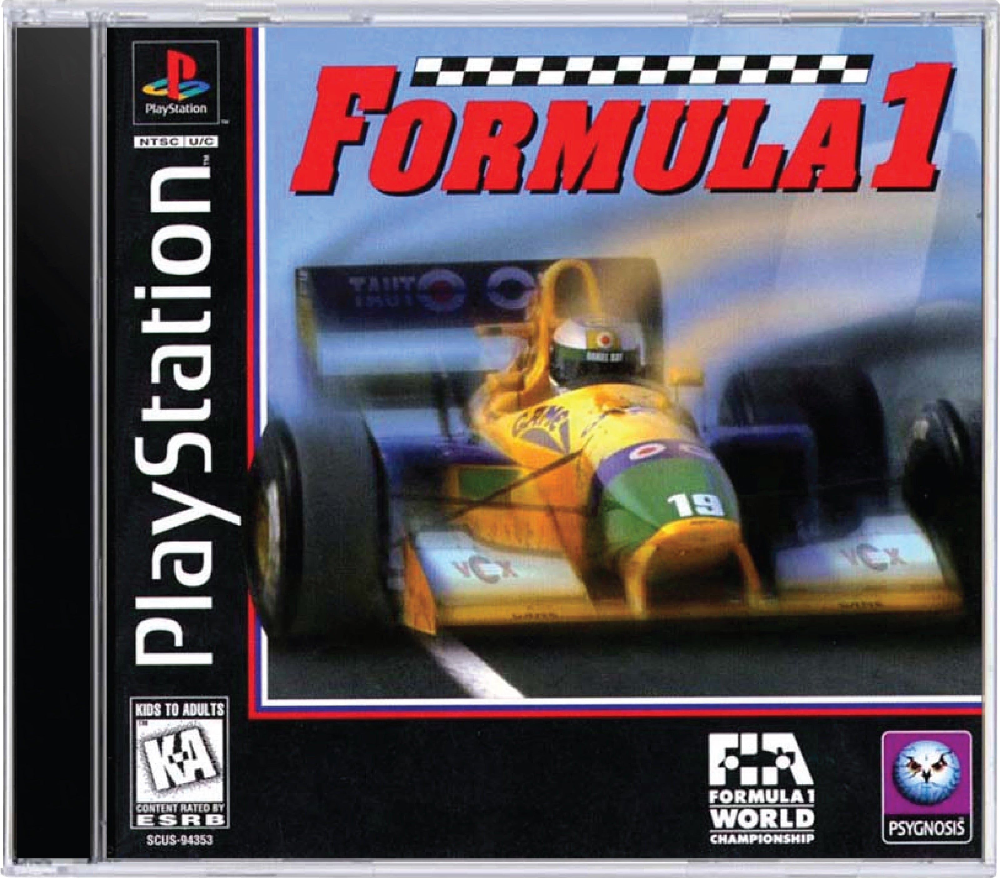 Formula 1 for Sony PlayStation 1 (PS1) | TVGC