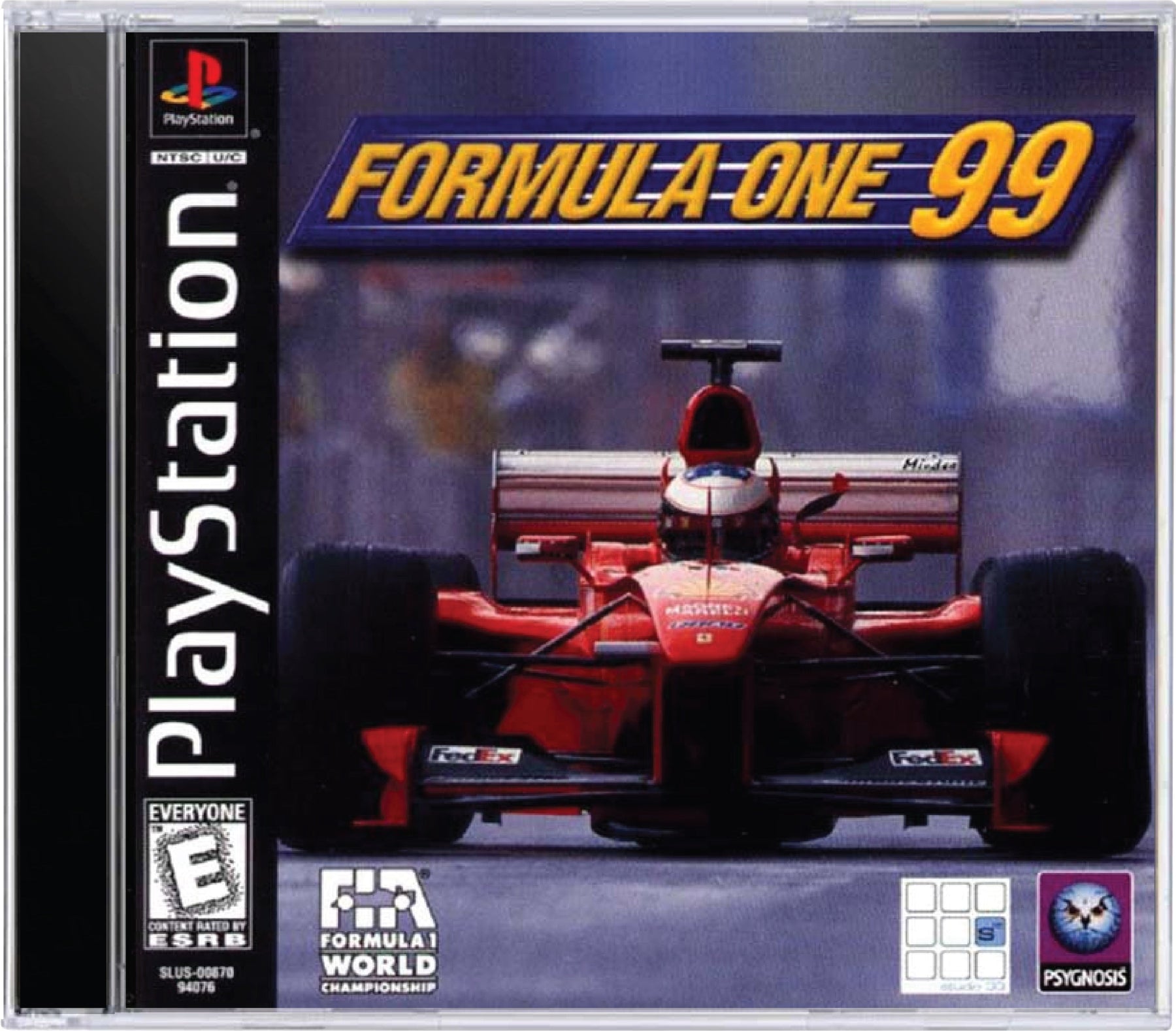Formula One 99 for Sony PlayStation 1 (PS1) | TVGC