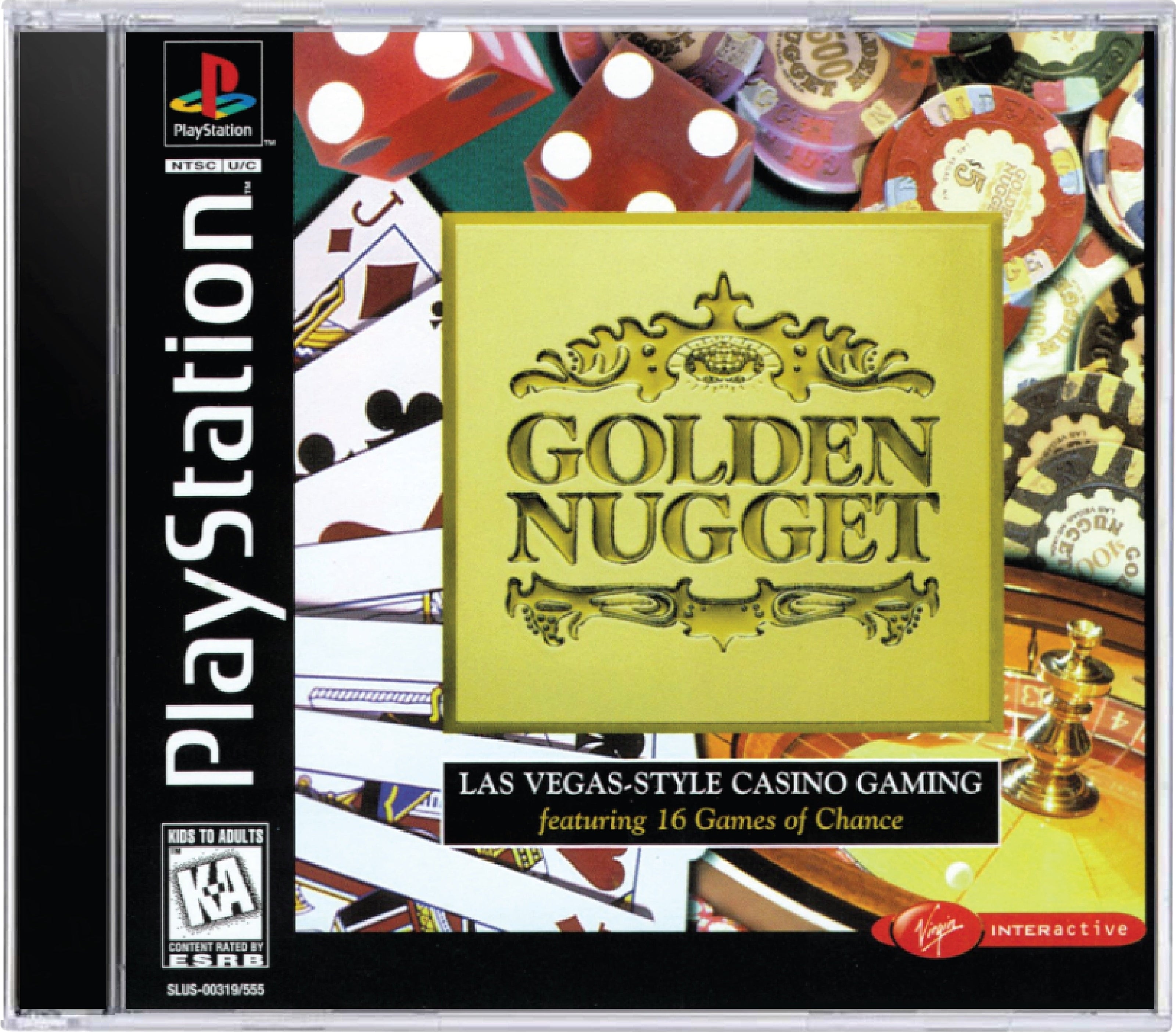 Golden Nugget for Sony PlayStation 1 (PS1) | TVGC