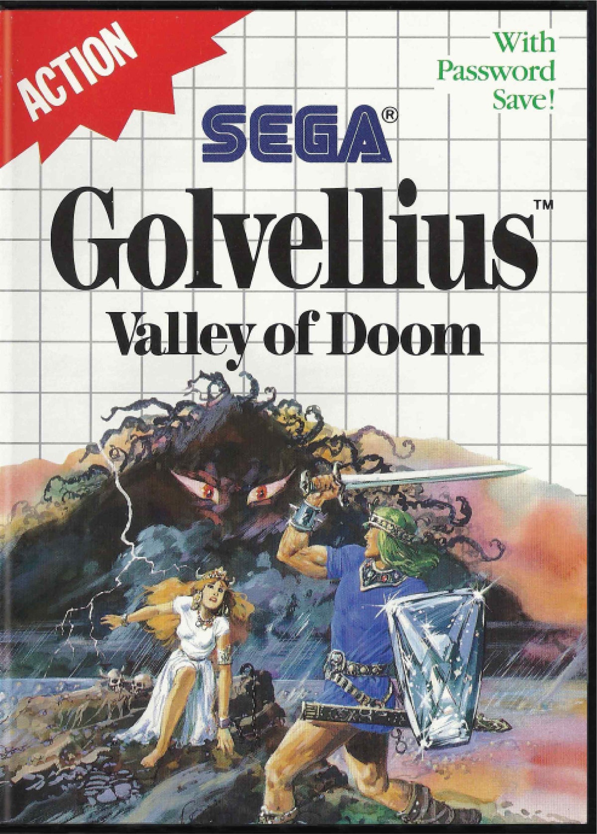 Golvellius Valley of Doom for Sega Master System | TVGC