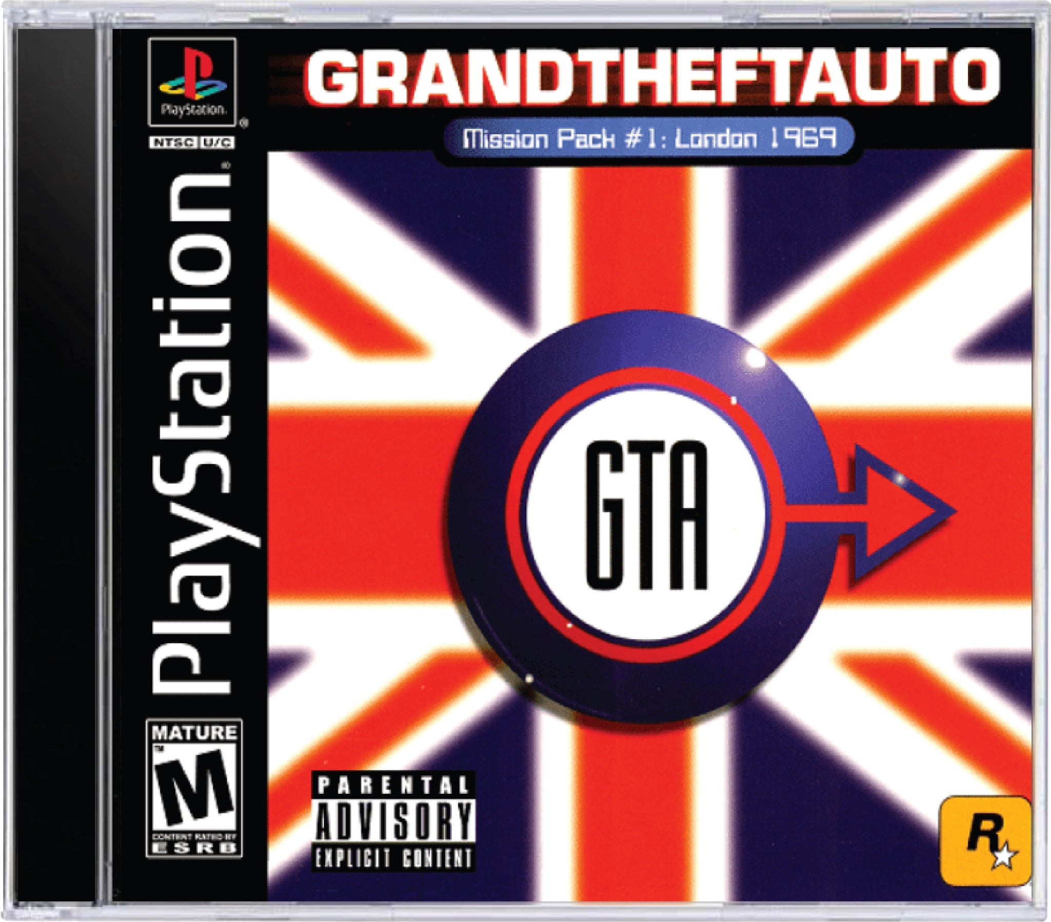 Grand Theft Auto GTA Mission Pack #1 London for Sony PlayStation 1 (PS1 ...