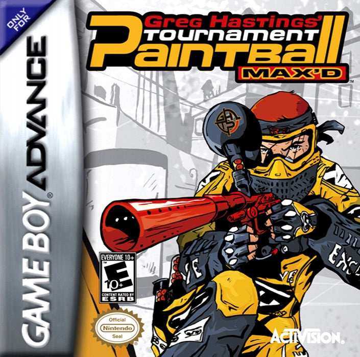 Greg Hastings Tournament Paintball Maxed for Nintendo Game Boy Advance ...