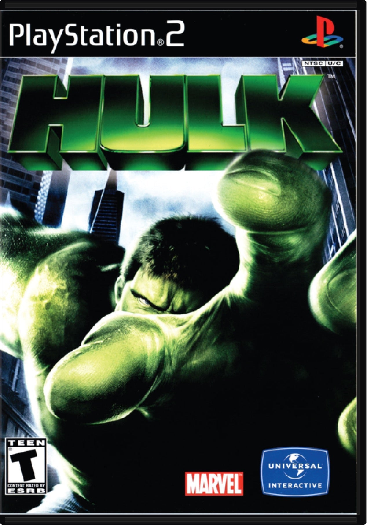 Hulk for Sony PlayStation 2 (PS2) | TVGC