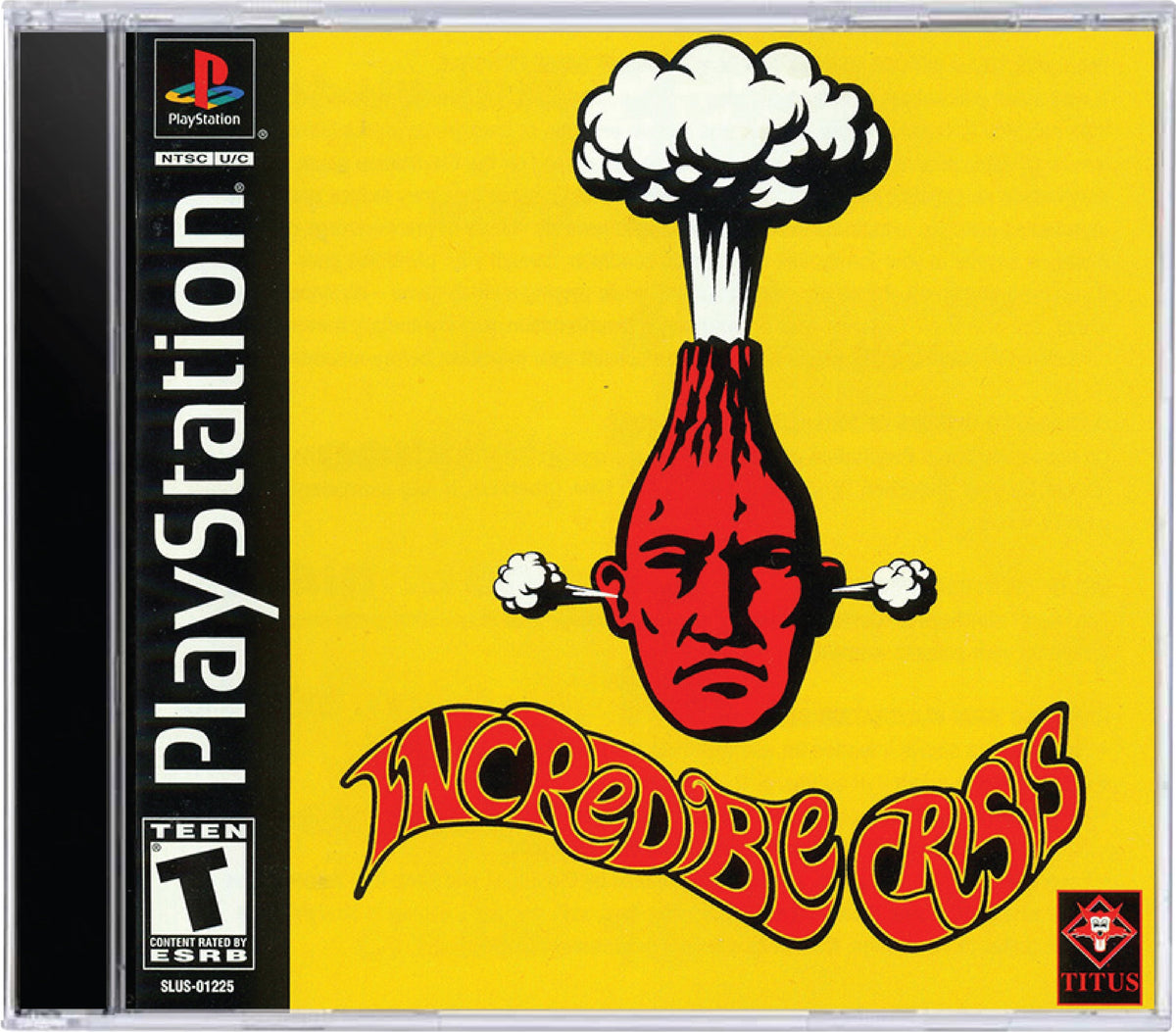Incredible Crisis for Sony PlayStation 1 (PS1) | TVGC