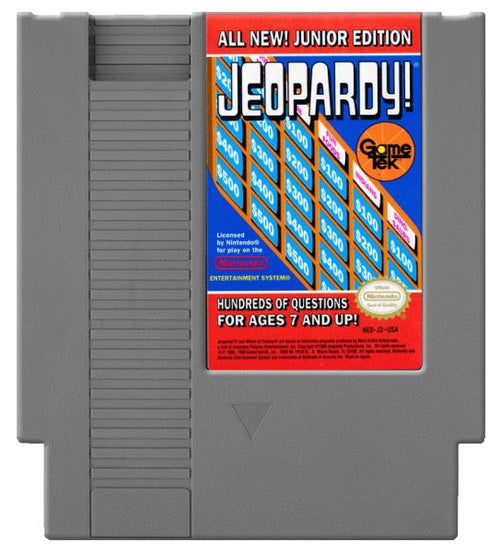 Jeopardy Junior Edition for Nintendo NES | TVGC