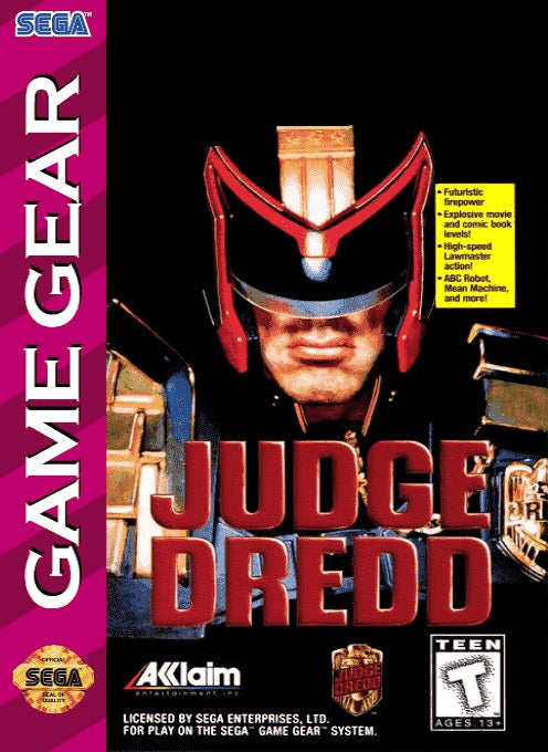Judge Dredd for Sega Game Gear | TVGC