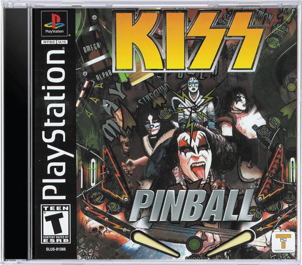 Kiss Pinball for Sony PlayStation 1 (PS1) | TVGC