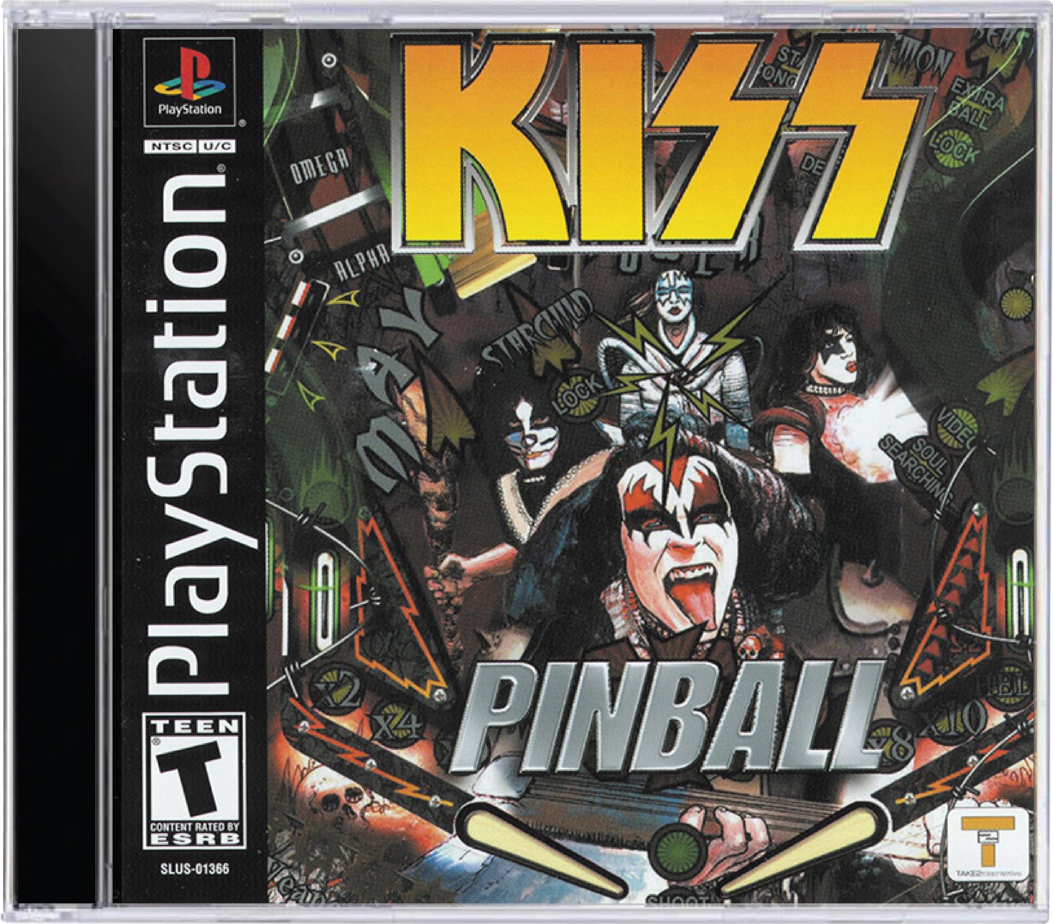 Kiss Pinball for Sony PlayStation 1 (PS1) | TVGC
