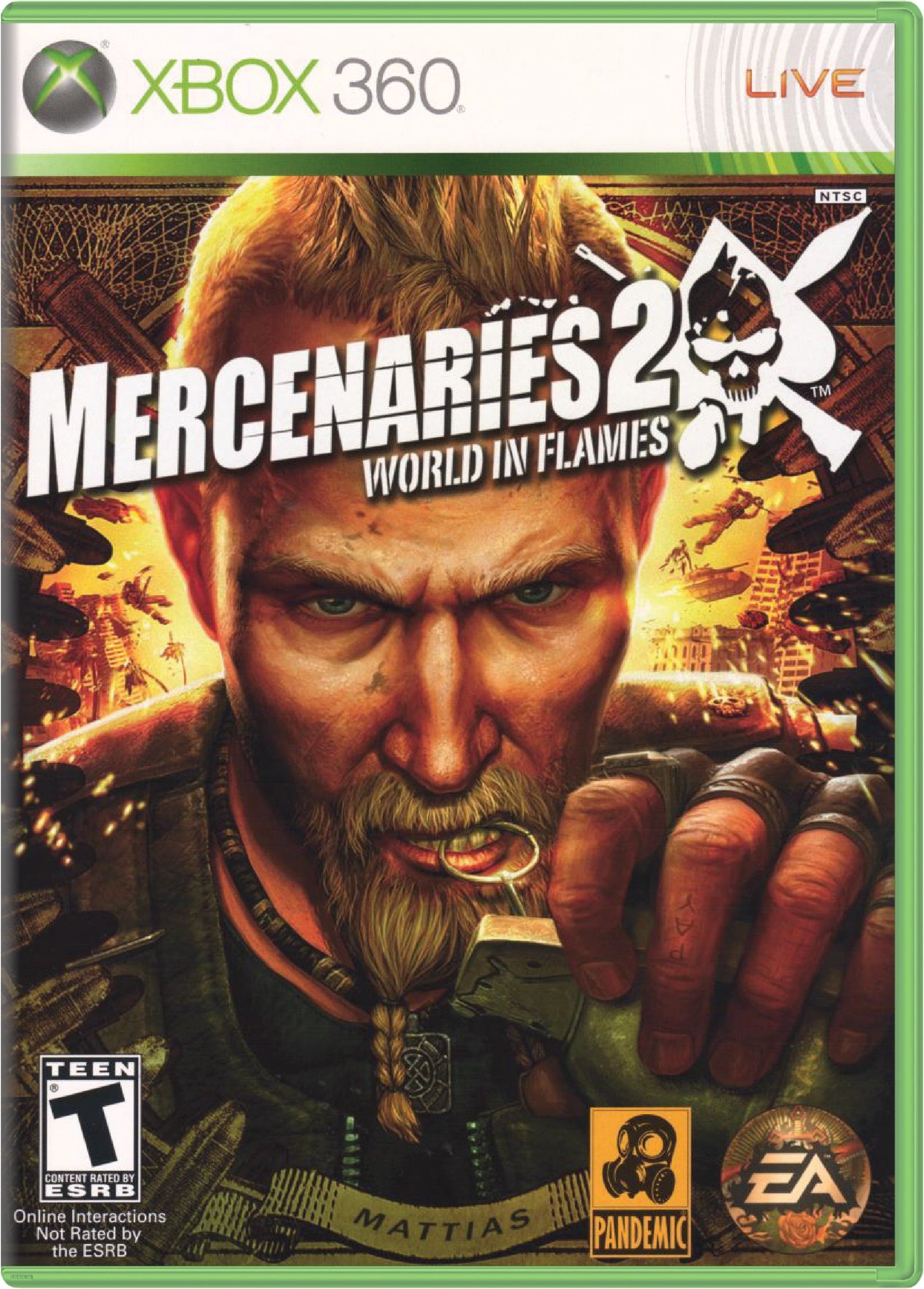 Mercenaries 2 World in Flames for Microsoft Xbox 360 | TVGC