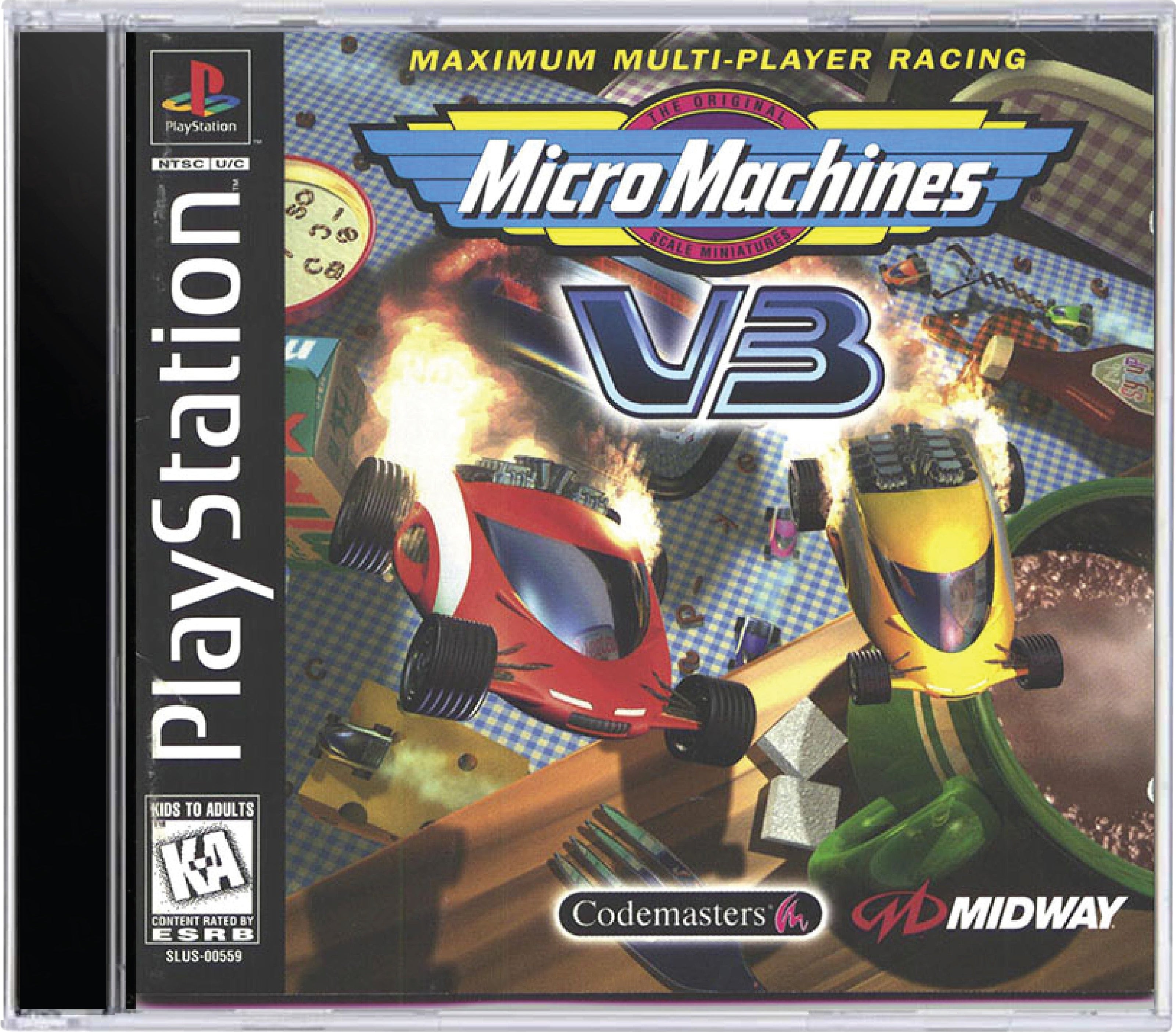 Micro Machines V3 for Sony PlayStation 1 (PS1) | TVGC