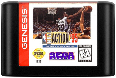 NBA Action '95 starring David Robinson for Sega Genesis | TVGC