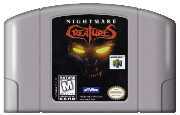 Nightmare Creatures for Nintendo N64 | TVGC