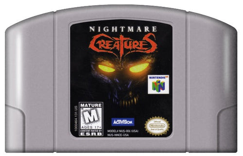 Nightmare Creatures for Nintendo N64 | TVGC