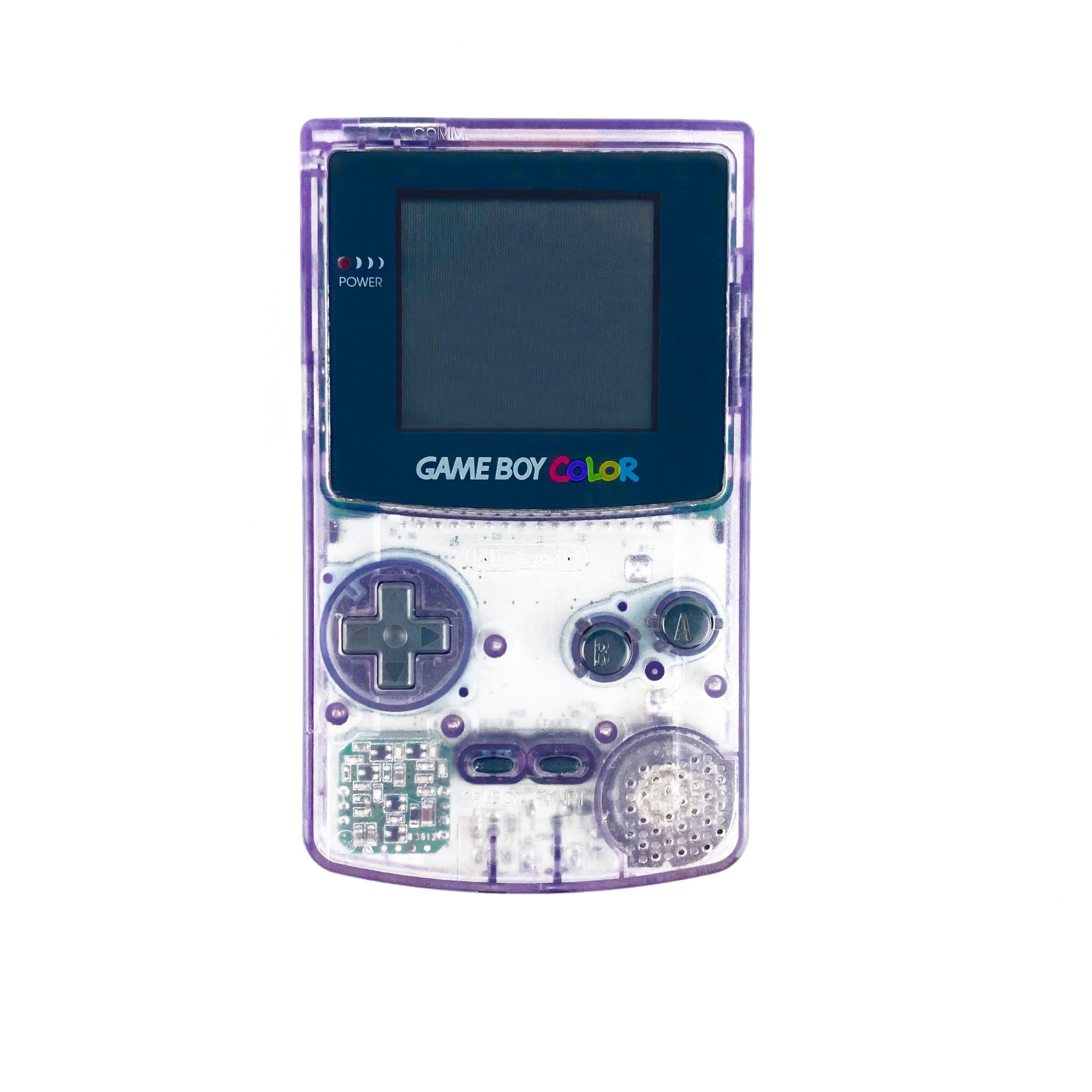 Nintendo Game Boy Color GBC Atomic Clear Purple Handheld Console (CGB-