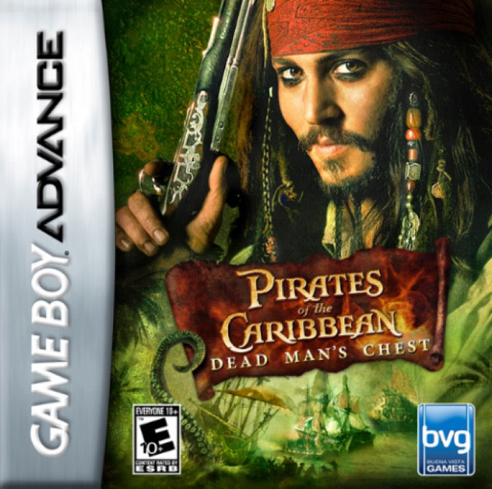 Pirates of the Caribbean Dead Man's Chest for Nintendo Game Boy Advance ...