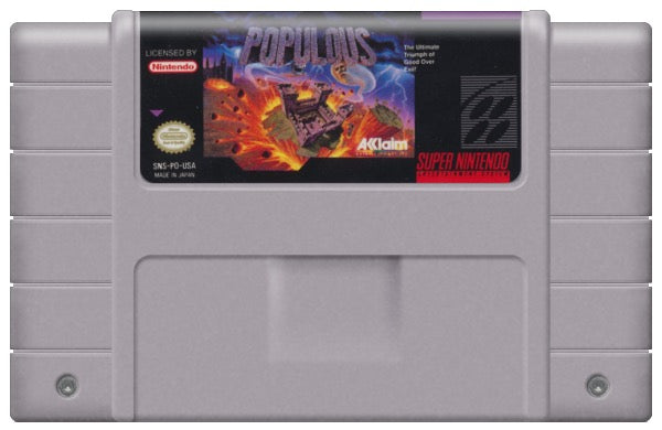 Populous for Nintendo SNES | TVGC