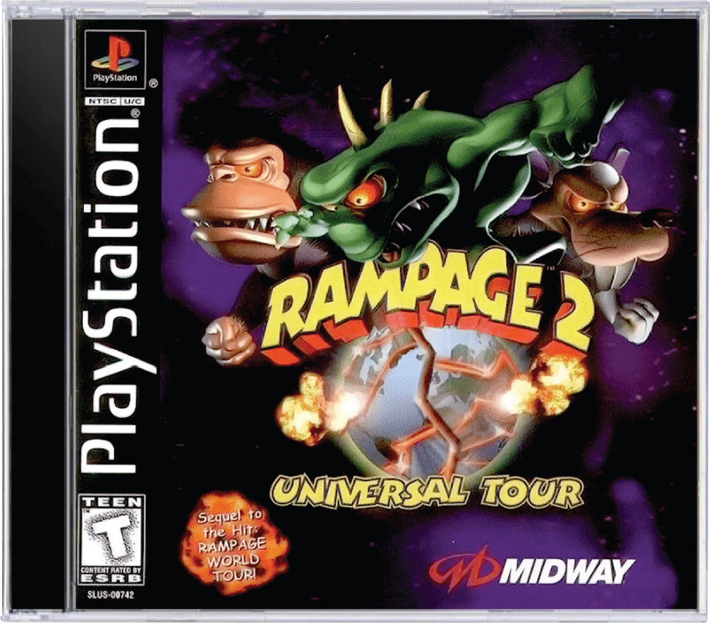 Rampage 2 Universal Tour for Sony PlayStation 1 (PS1) | TVGC