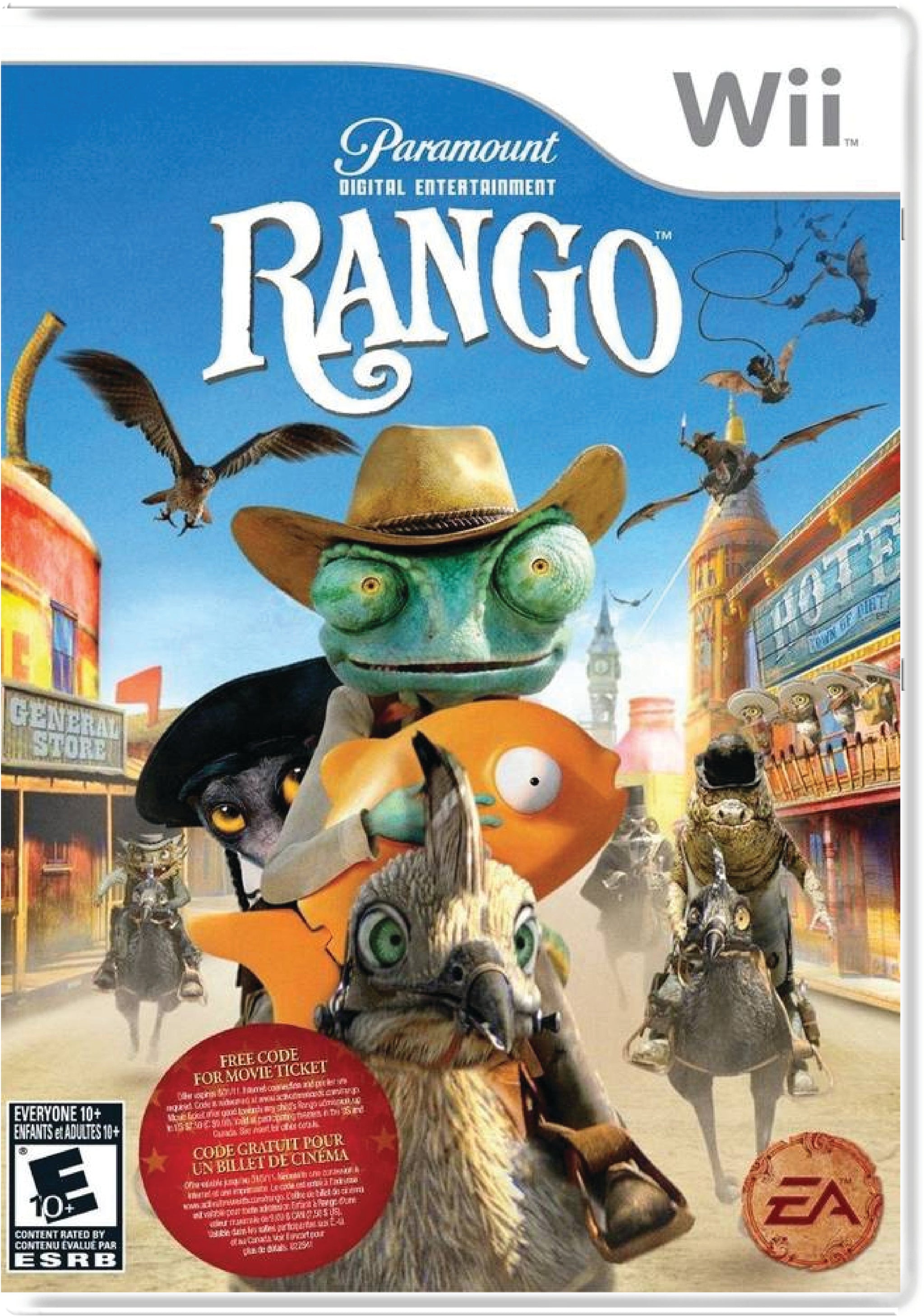 Rango The Video Game for Nintendo Wii | TVGC