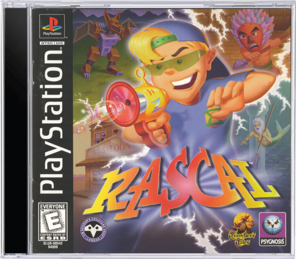 Rascal for Sony PlayStation 1 (PS1) | TVGC