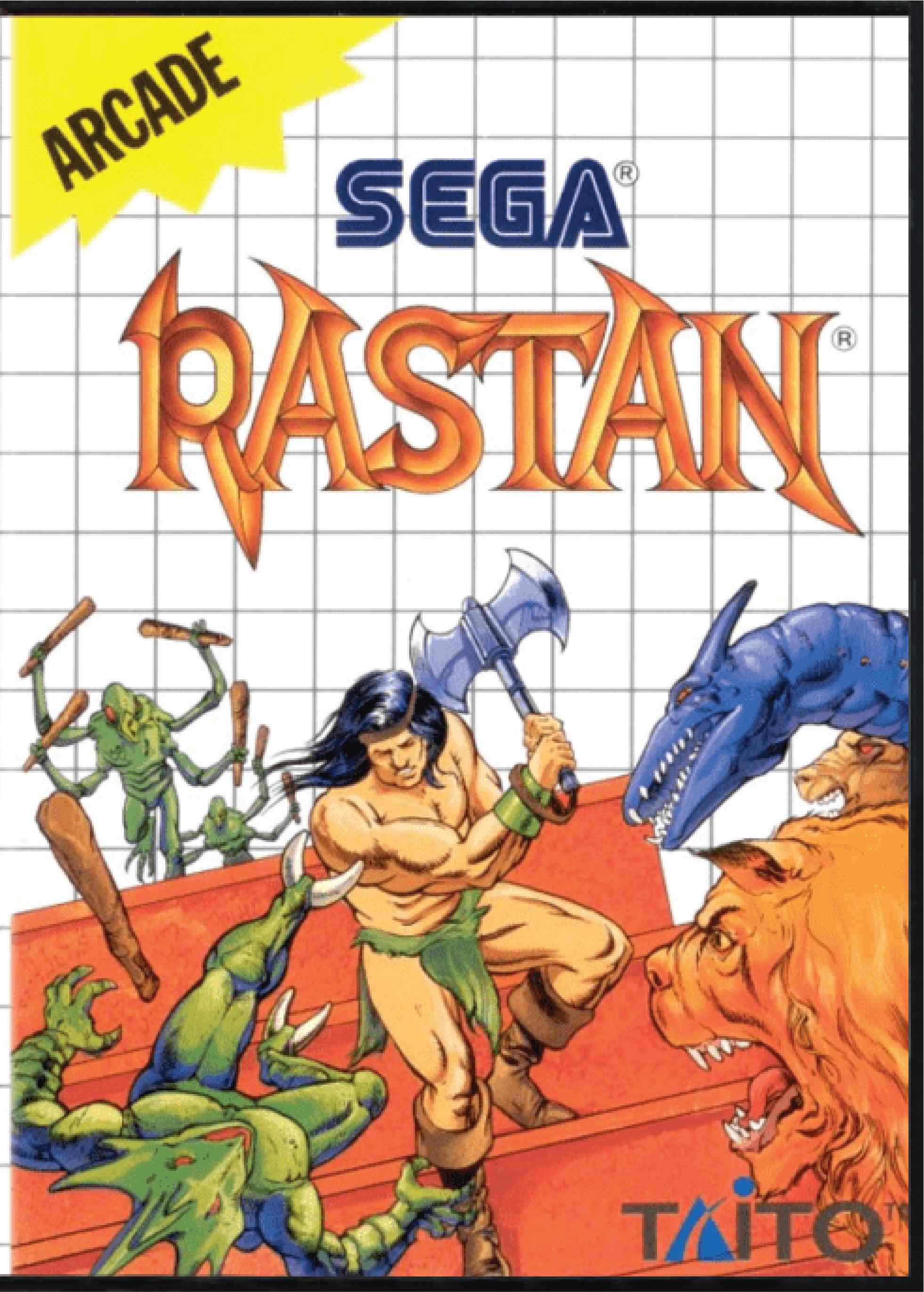 Rastan for Sega Master System | TVGC