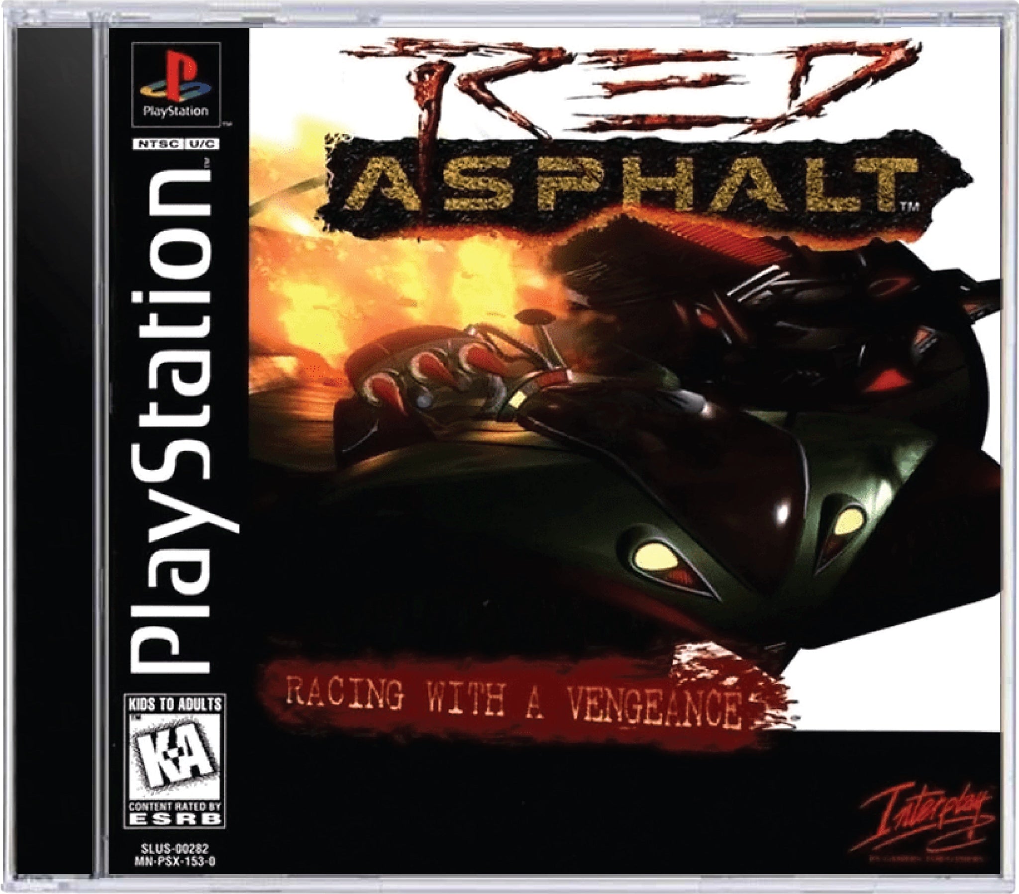 Red Asphalt for Sony PlayStation 1 (PS1) | TVGC