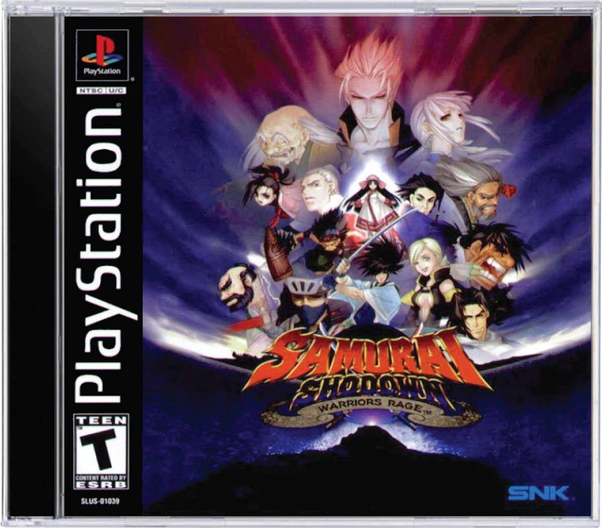 Samurai Shodown Warrior's Rage for Sony PlayStation 1 (PS1) | TVGC
