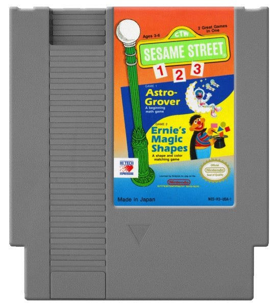 Sesame Street 123 for Nintendo NES | TVGC